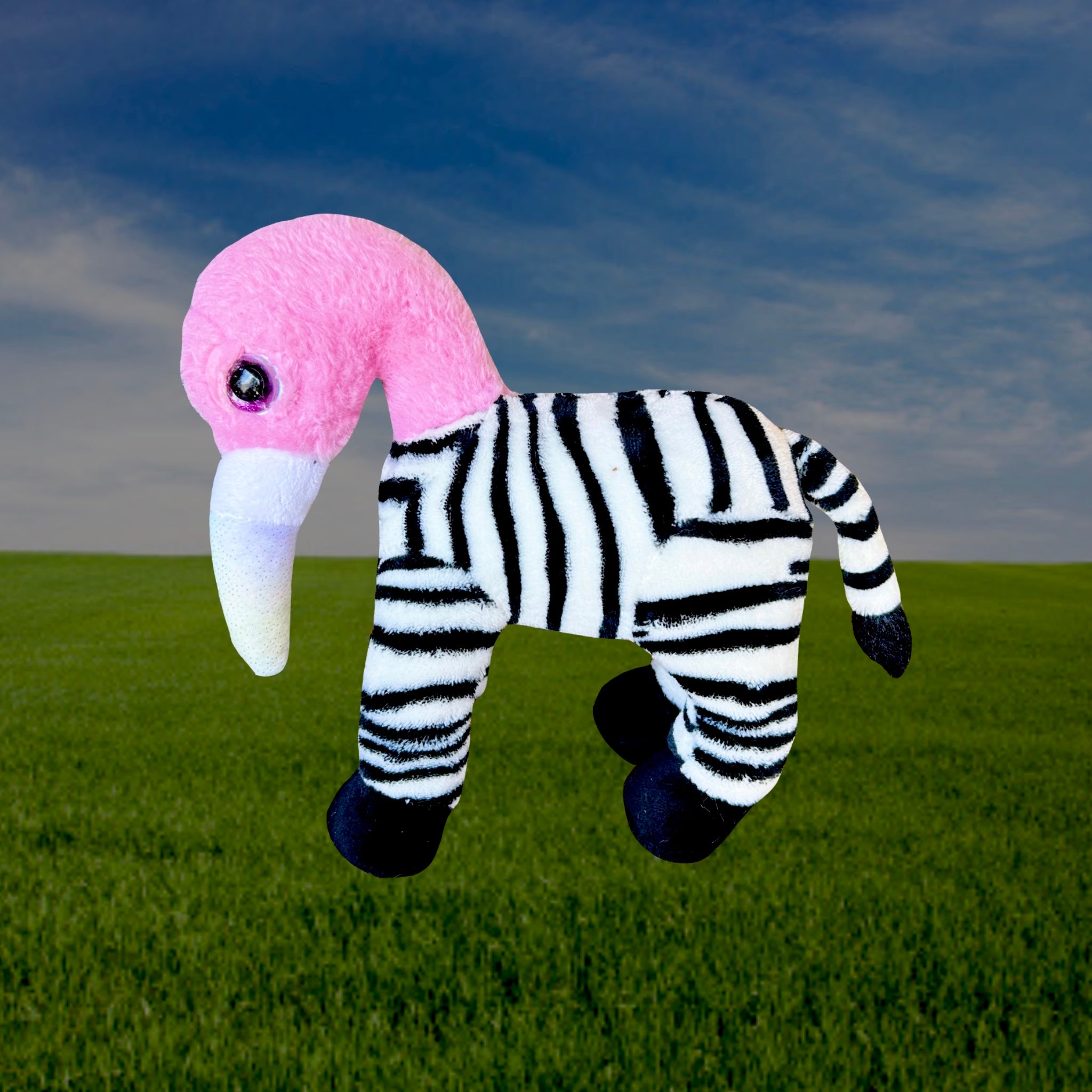Zebra Flamingo – FrankenBois